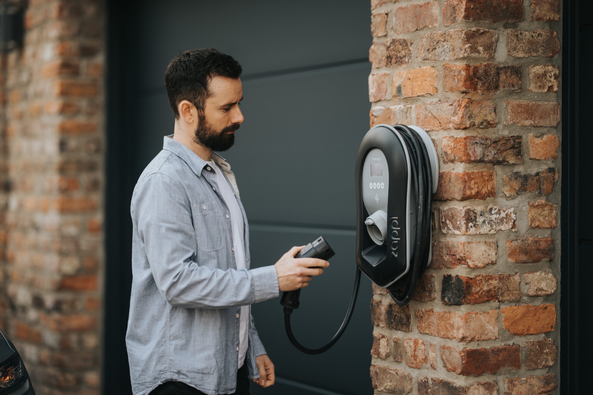 Wallbox Zappi kábel (6,5m) Typ 2 / 11 – 22kW (Čierna) | e-car.sk
